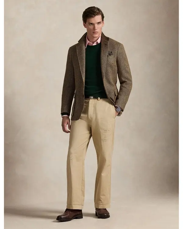 Polo Ralph Lauren Herringbone Wool Tweed Jacket