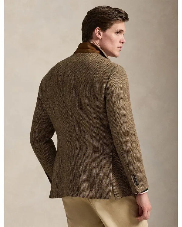 Polo Ralph Lauren Herringbone Wool Tweed Jacket