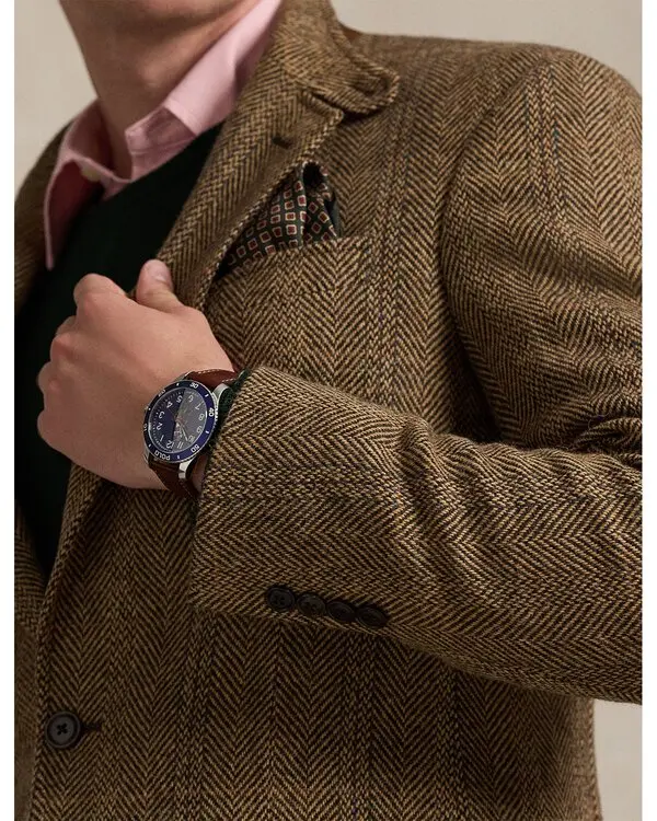 Polo Ralph Lauren Herringbone Wool Tweed Jacket