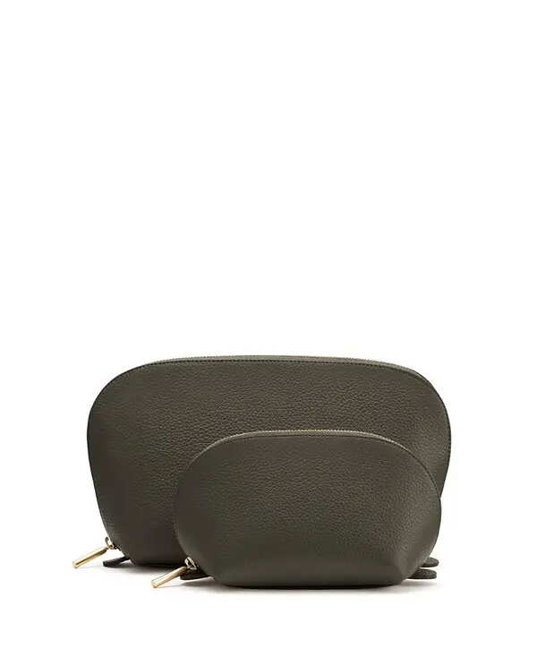 Cuyana Travel Case Set - Dark Olive