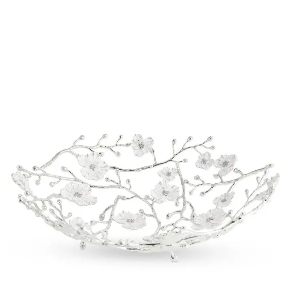Michael Aram Silver Orchid Basket