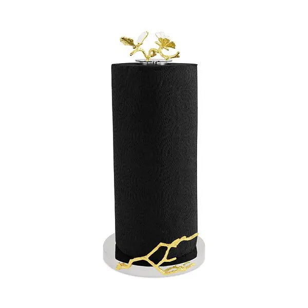 Michael Aram Butterfly Gingko Gold Tone Paper Towel Holder - No Color