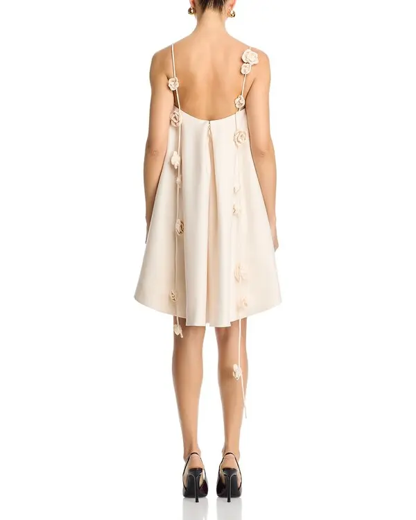 Leo Lin Fiona Rose Mini Dress Exclusive - Vanilla | Editorialist