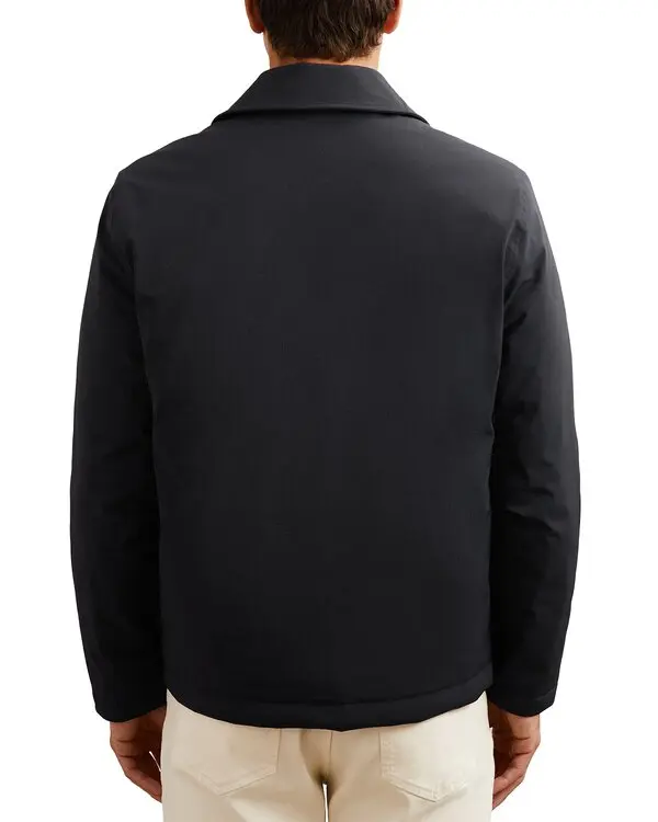 REISS Parker Long Sleeve Nylon Patch Pocket Overshirt