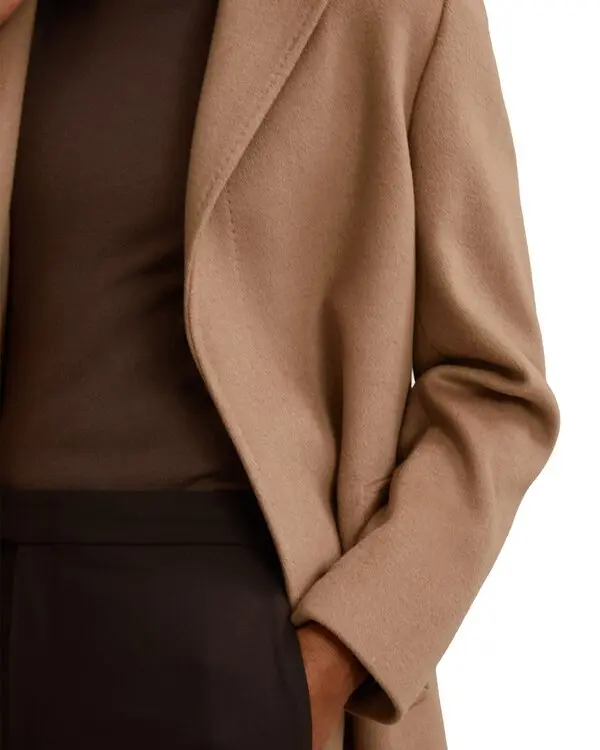 REISS Empire Relaxed Fit Wool-blend Overcoat - Camel