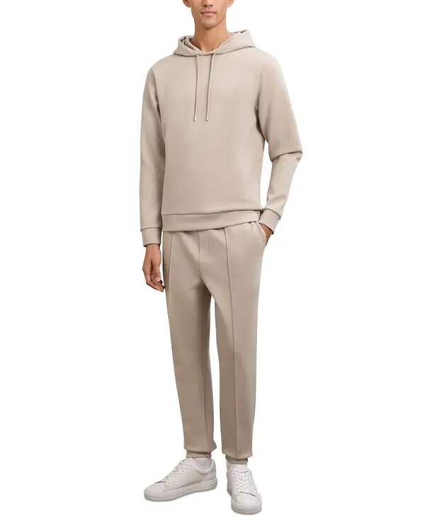 REISS Premier Interlock Drawstring Jogger Pants - Stone