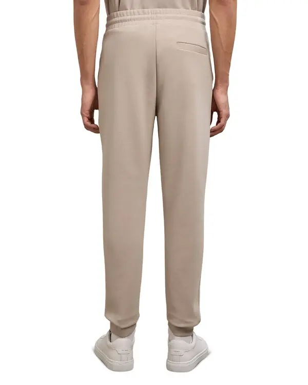 REISS Premier Interlock Drawstring Jogger Pants - Stone