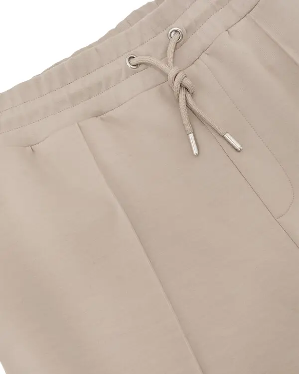 REISS Premier Interlock Drawstring Jogger Pants - Stone