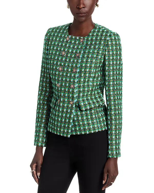 Elie Tahari Eleni Double Breasted Blazer