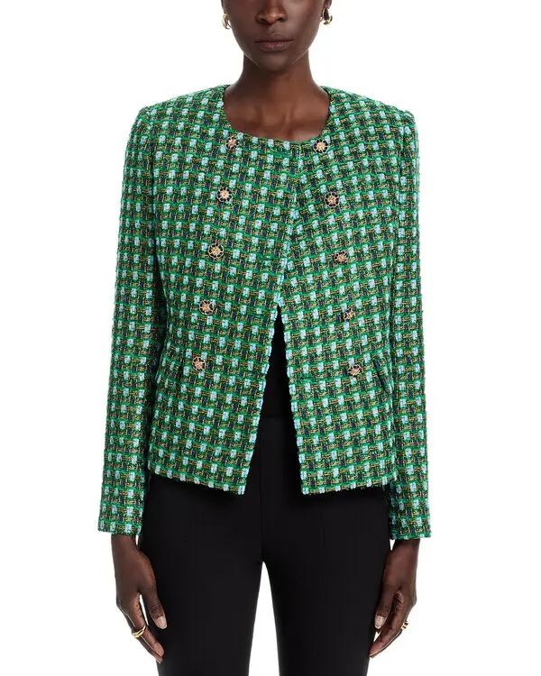 Elie Tahari Eleni Double Breasted Blazer