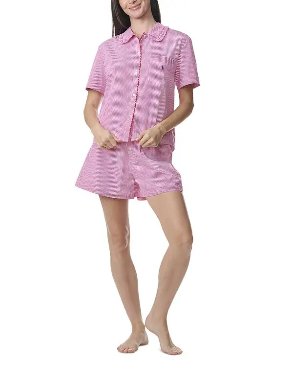 Polo Ralph Lauren Whipstitch Shorts Sleep Set - College