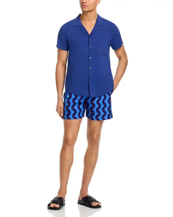 YUASA MENSWEAR Solid Resort Shirt
