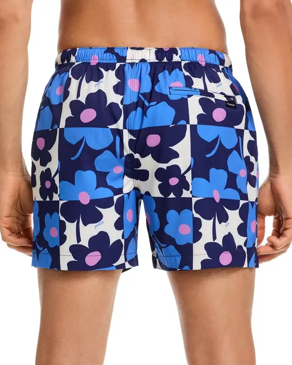 YUASA MENSWEAR Floral Printed Swim Shorts
