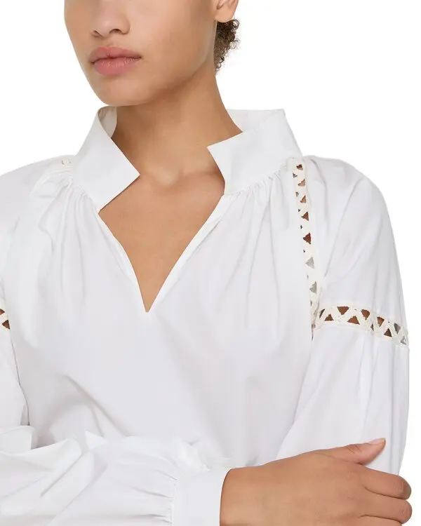Lafayette 148 New York Raglan Sleeve Top