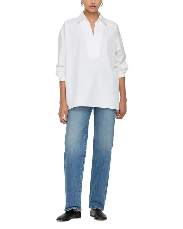 Lafayette 148 New York Oversized Popover Shirt