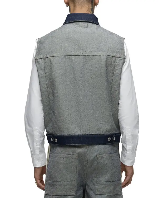 Hudson Jeans Columbus Number Graphic Vest