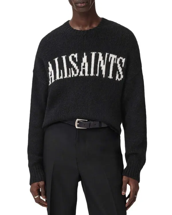 ALLSAINTS Stokes Oversized Fit Logo Sweater