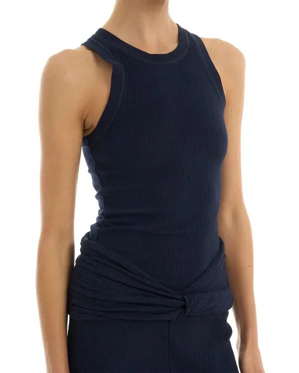 Victoria Beckham Ribbed Tank Top