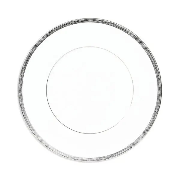 Bernardaud Maille Platinum Service Plate - Platinum White