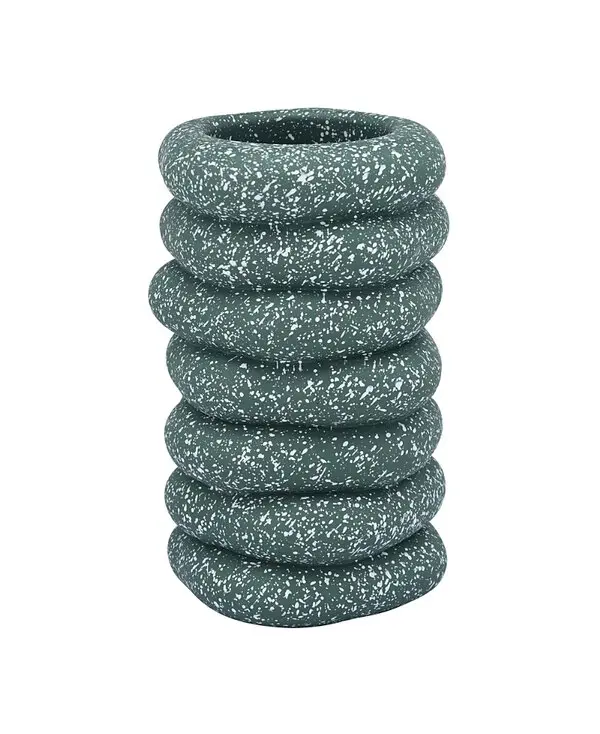 TOV FURNITURE Gabby Speckled Cairn Vase - Green