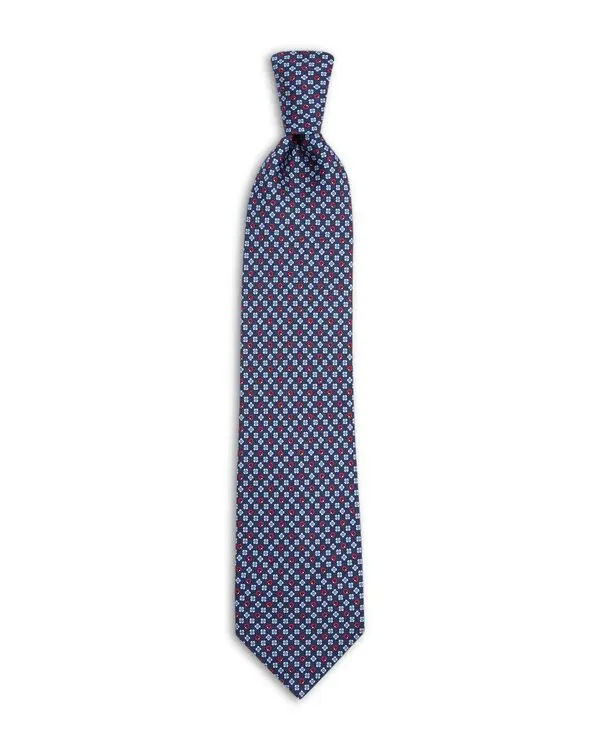 FERRAGAMO Silk Classic Gancini Floral Tie