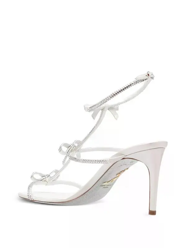 Rene Caovilla 80mm Embellished Ankle Strap Sandals