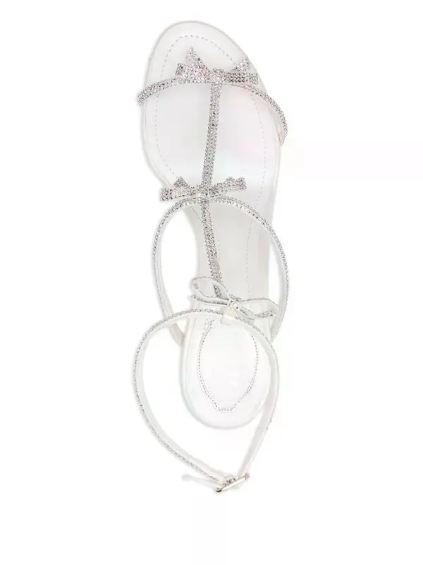 Rene Caovilla 80mm Embellished Ankle Strap Sandals