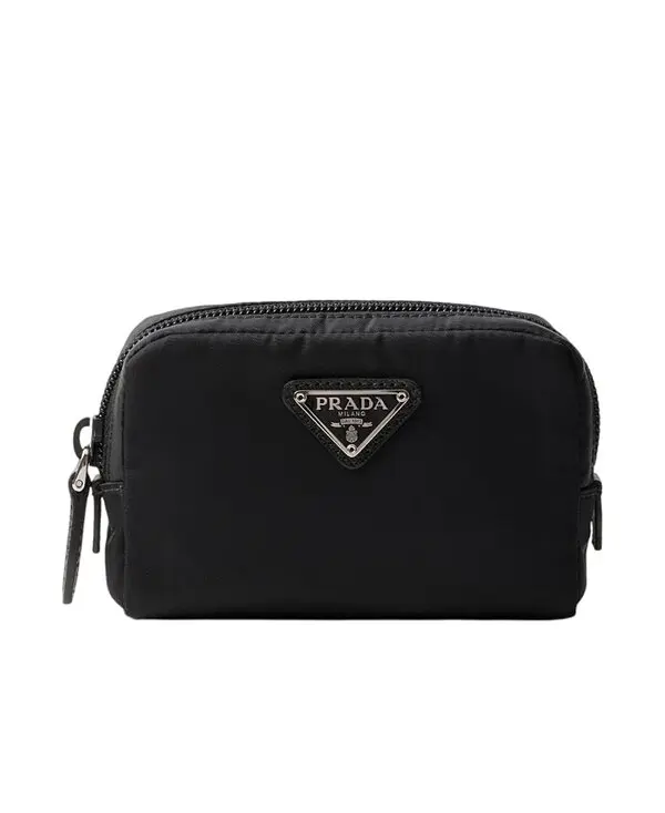Prada Small Saffiano Leather Wallet - Grey