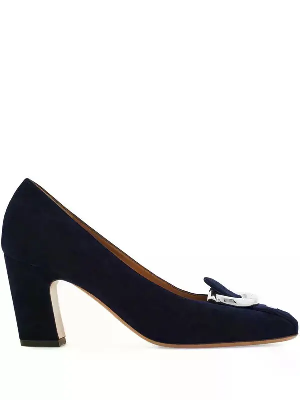 FERRAGAMO 70mm Gancini Block-heel Pumps