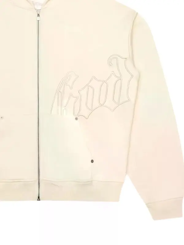 GODSPEED Logo Zip-up Hoodie - Neutrals