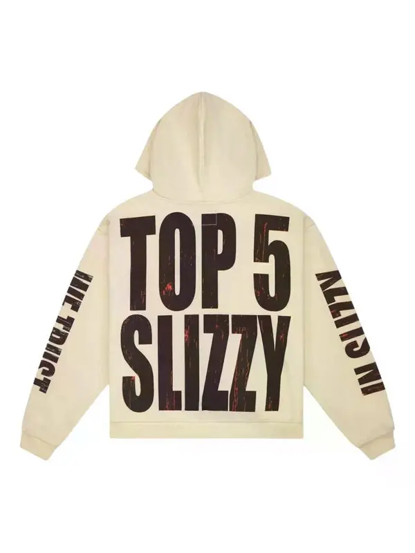GODSPEED Graphic Print Hoodie - Neutrals