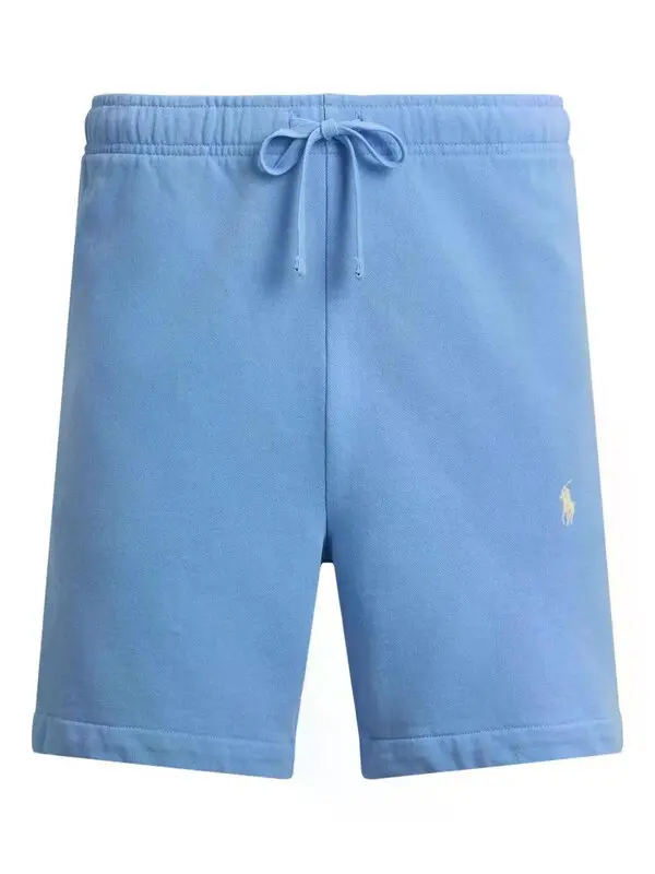 Polo Ralph Lauren Embroidered Drawstring Shorts - Blue