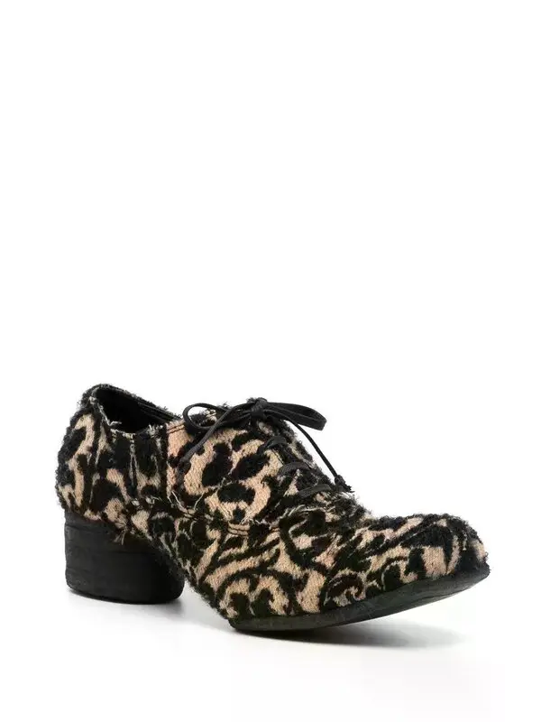 UMA WANG Jacquard Square-toe Brogues