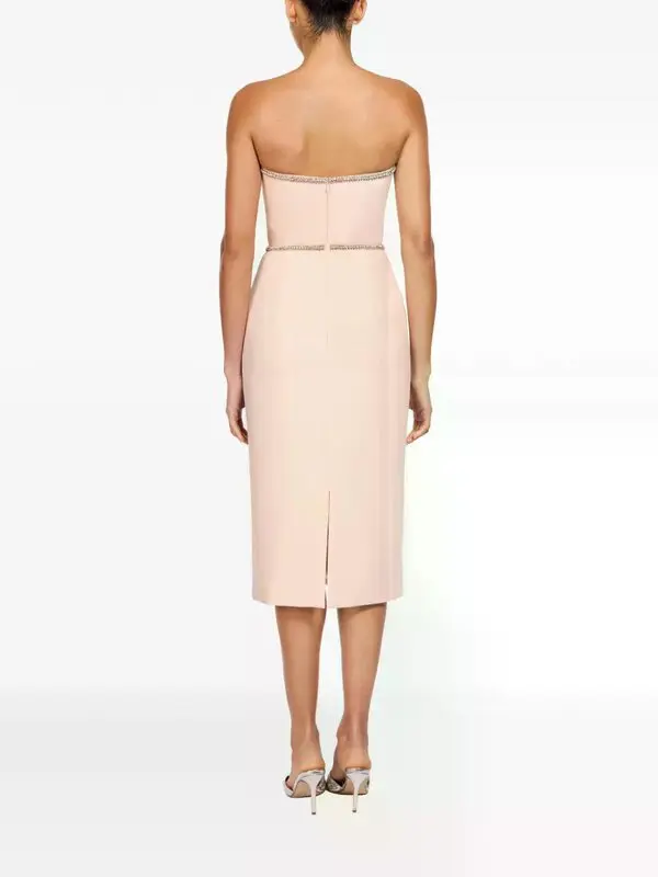 Jenny Packham Odette Bow-embellished Midi Dress