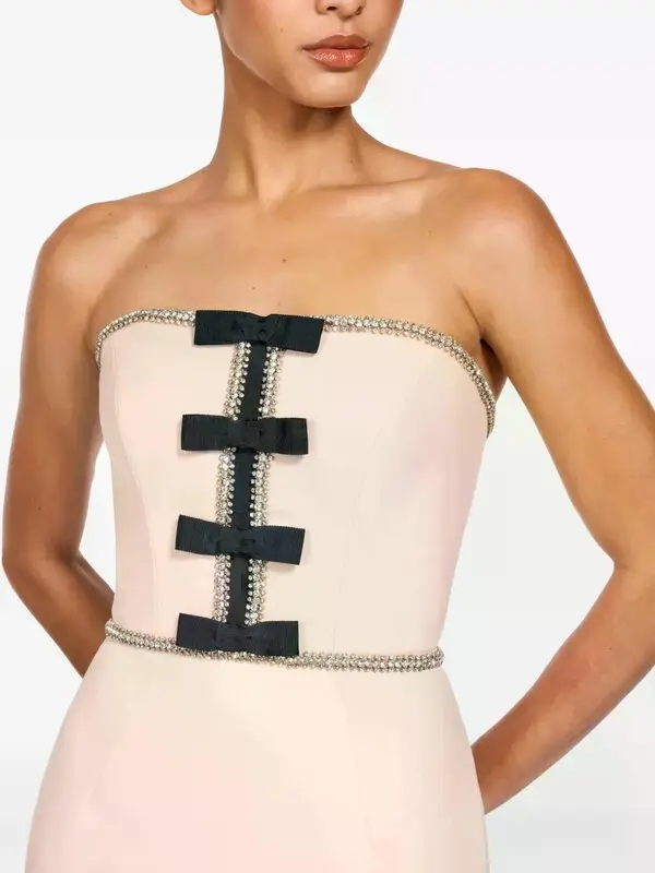 Jenny Packham Odette Bow-embellished Midi Dress