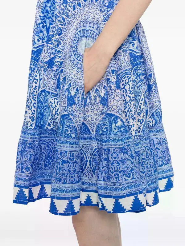 Camilla Printed Halter Dress