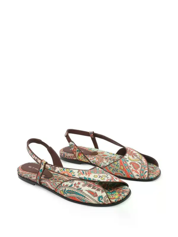 Etro Paisley Print Sandals
