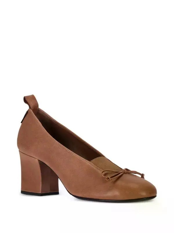 Miu Miu Bow-detail Pumps - Brown