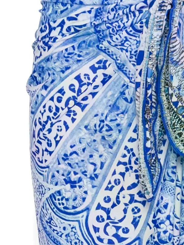 Camilla Graphic-print Skirt