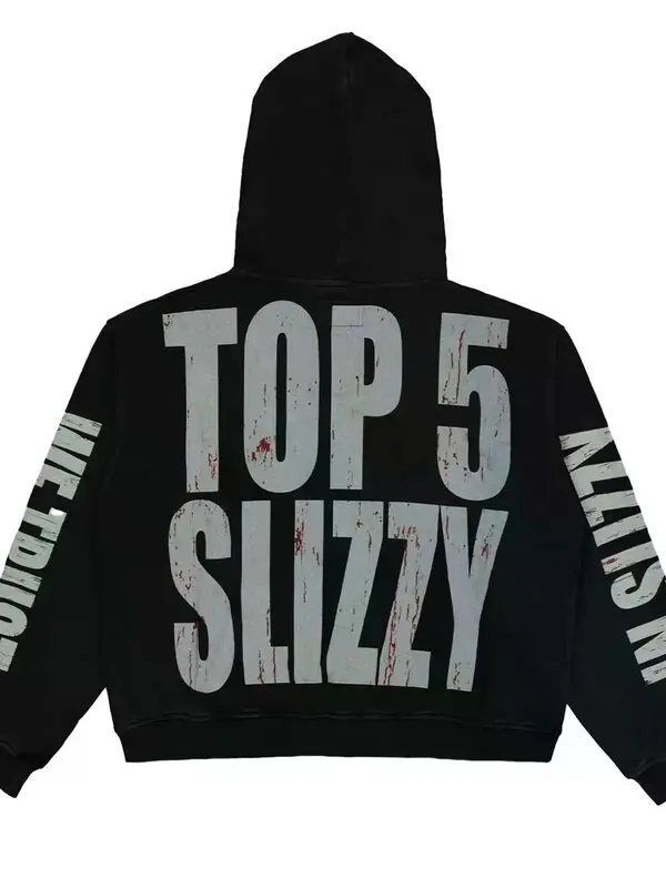 GODSPEED Graphic Print Hoodie - Black