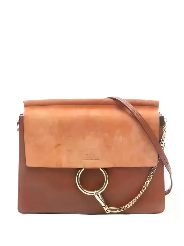 Chloé 2000s Faye Suede Shoulder Bag - Brown