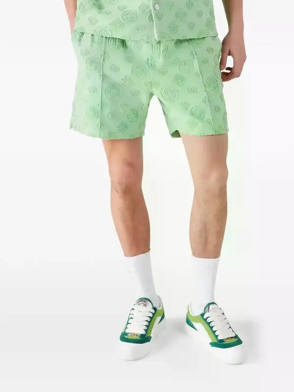Casablanca Monogram-pattern Track Shorts