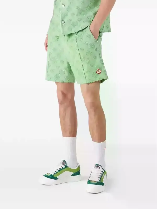 Casablanca Monogram-pattern Track Shorts