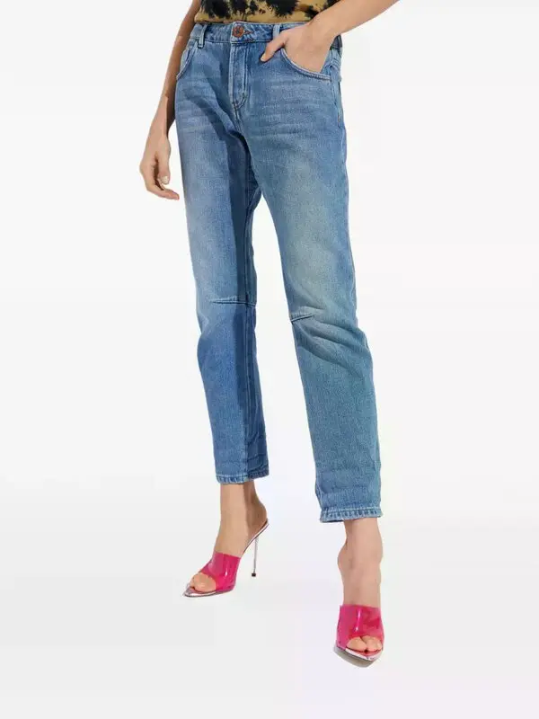 ONETEASPOON Logo-patch Jeans