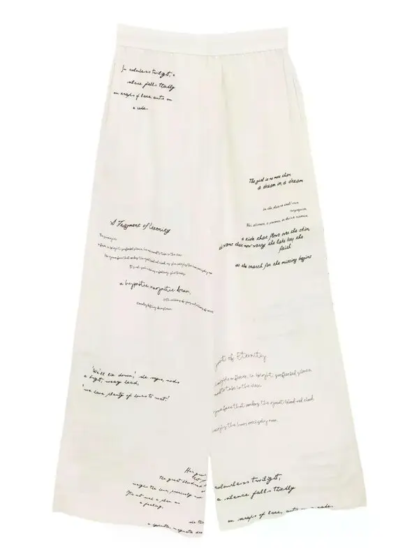 Zimmermann Embroidered Pants