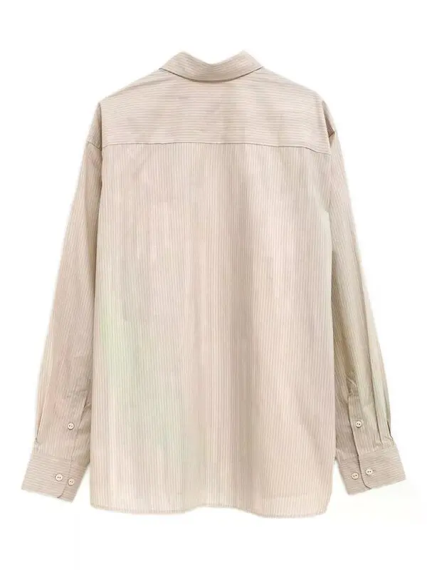 BASERANGE Claude Striped Shirt - Neutrals