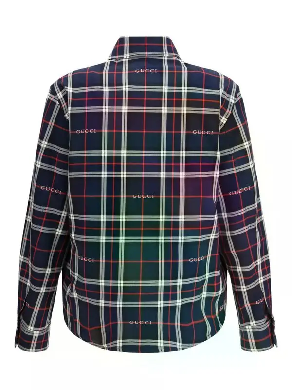 Gucci Logo Tartan Overshirt