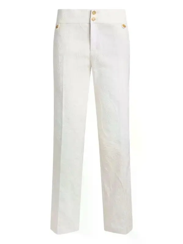 Etro Jacquard Flared Trousers