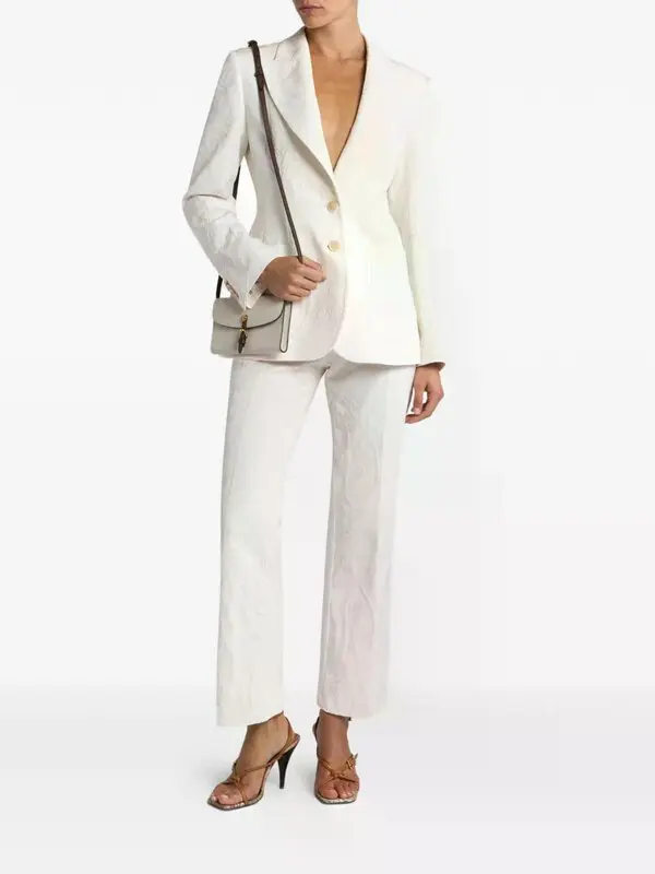 Etro Jacquard Flared Trousers