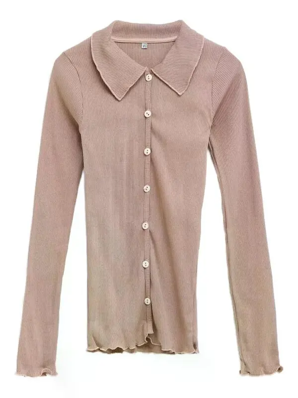 BASERANGE Iso Ribbed Button Shirt